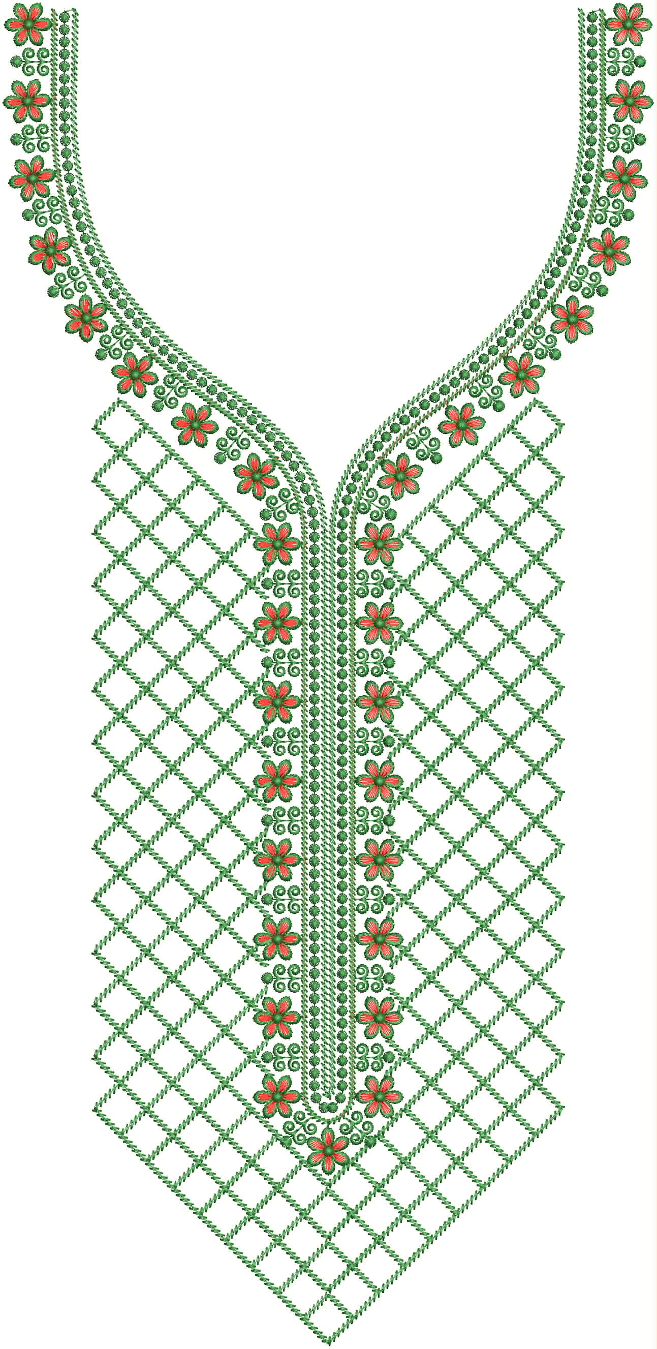 Free 3 mm seq Latest neck top&kurti embroidery design Machine ...