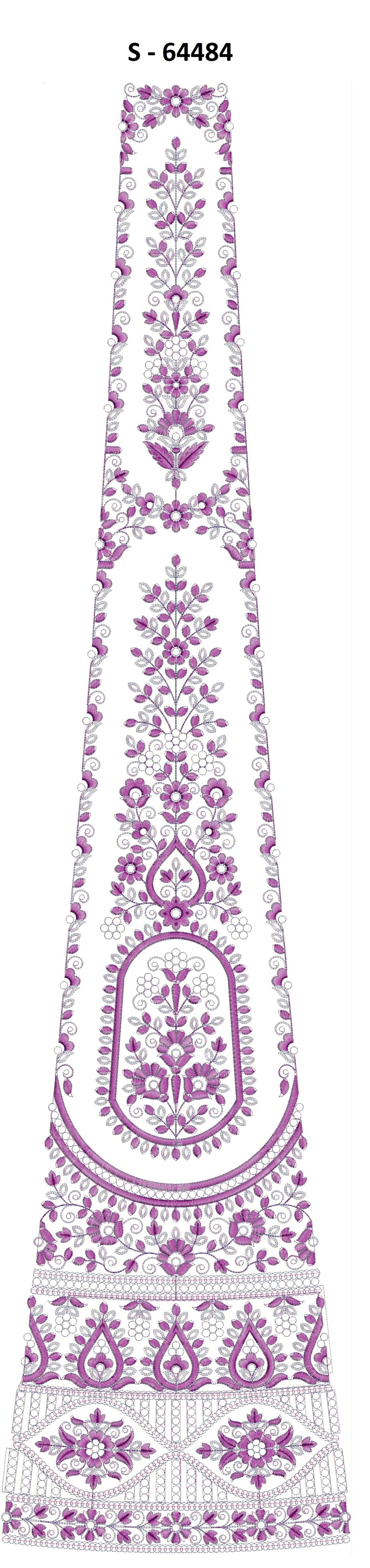 Free Latest lehengha/kali embroidery design Machine Embroidery Designs ...